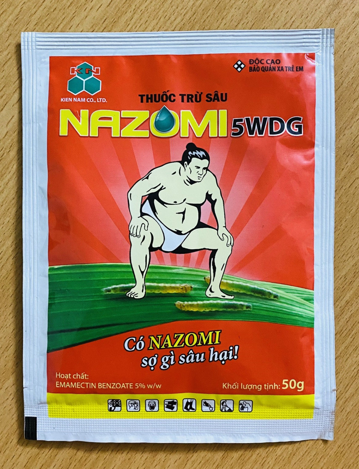 Thuốc trừ sâu NAZOMI 5WDG đặc trị sâu miệng nhai, chích hút